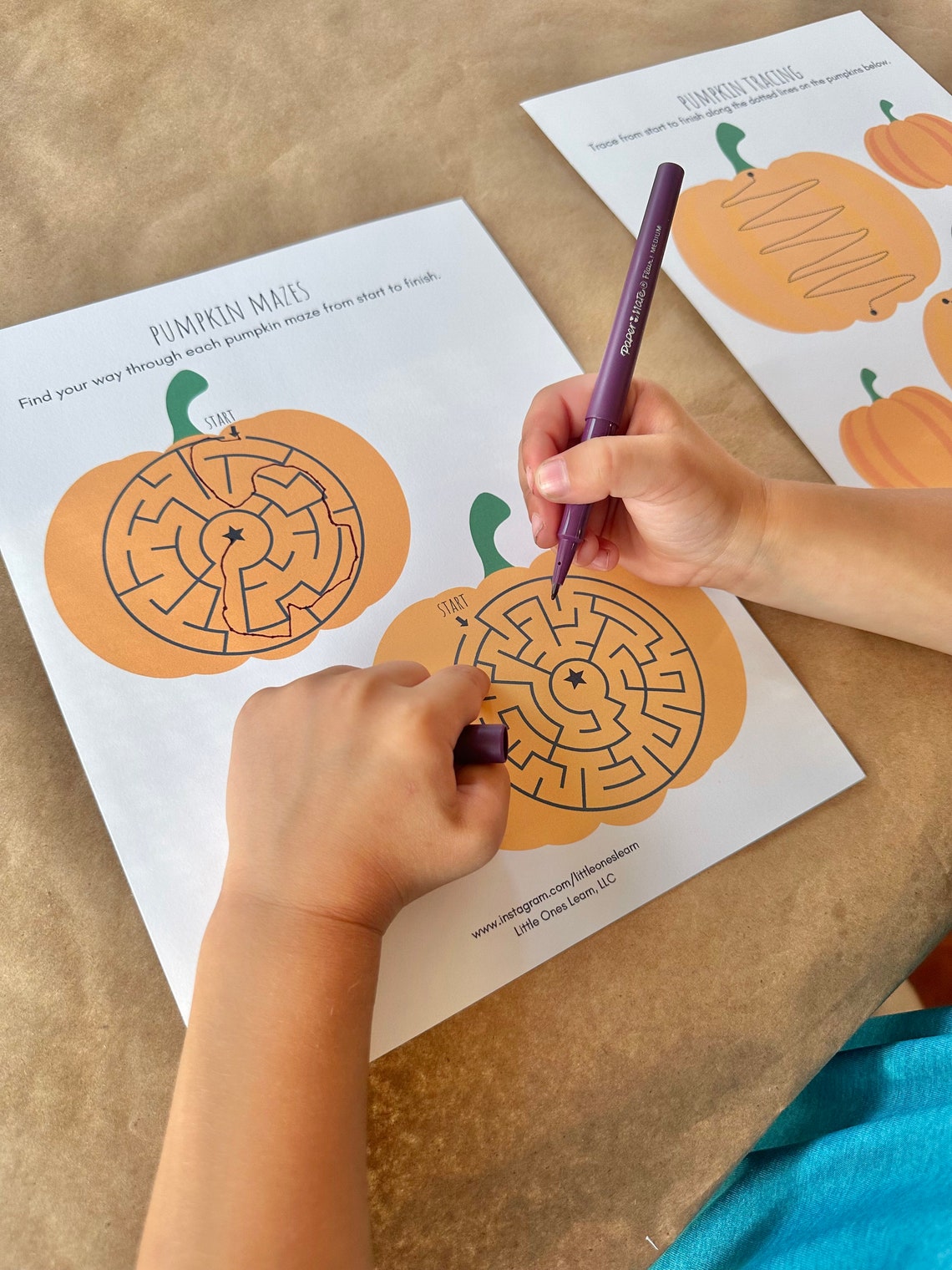 Printable Pumpkin Season Activity Pack for Preschool and Kindergarten ...