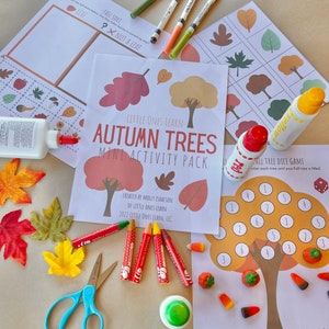 Printable Fall Activity Pack Bundle for Kids; Autumn Learning ...