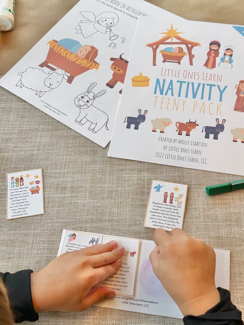 Christmas Nativity Activities for Kids, Christian Christ Centered ...