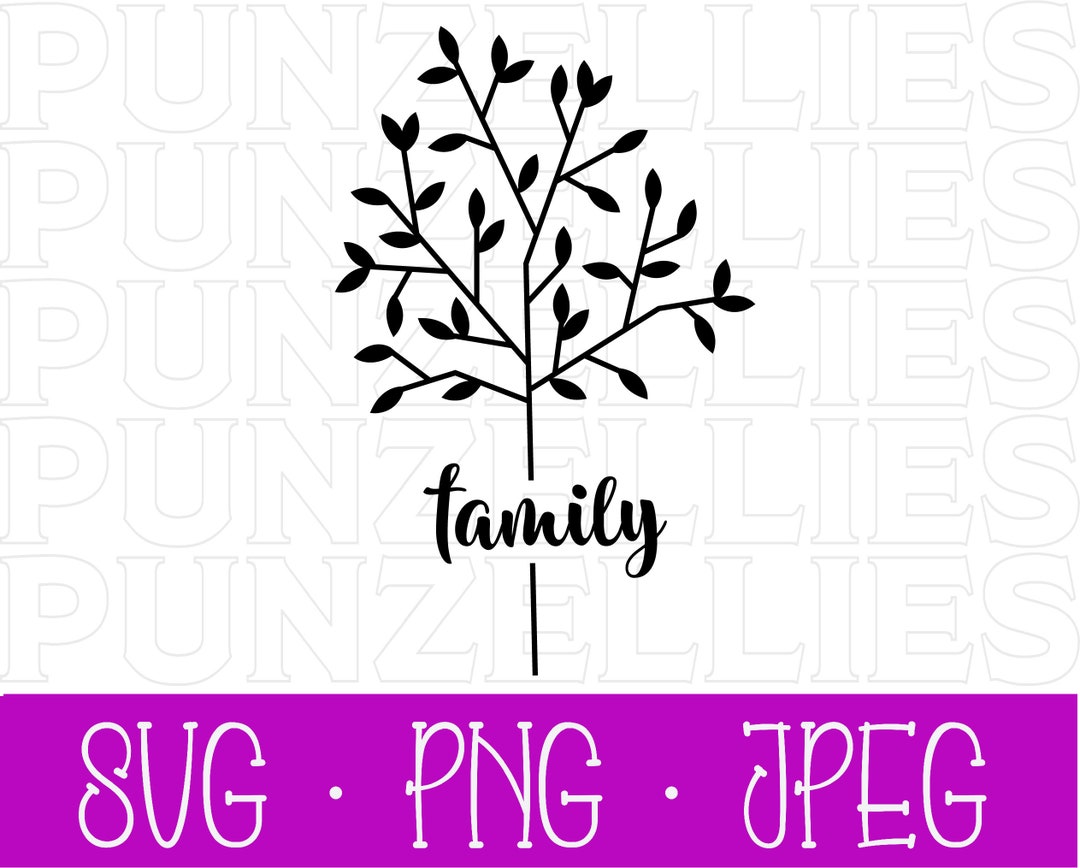 Family Tree Png, Svg, and Jpeg File - Etsy