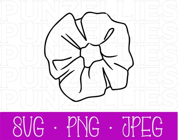 Scrunchie SVGPNG and JPEG File - Etsy
