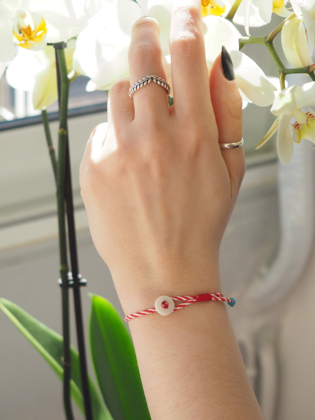 March Bracelet, Spring Traditional Martisor Bracelet, Protection Greek ...