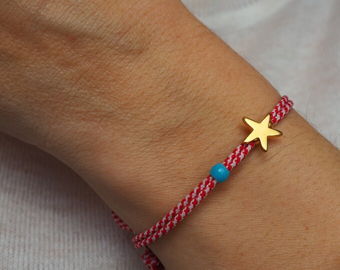 Greek Red March Bracelettiny Star Martis Bracelet March for - Etsy