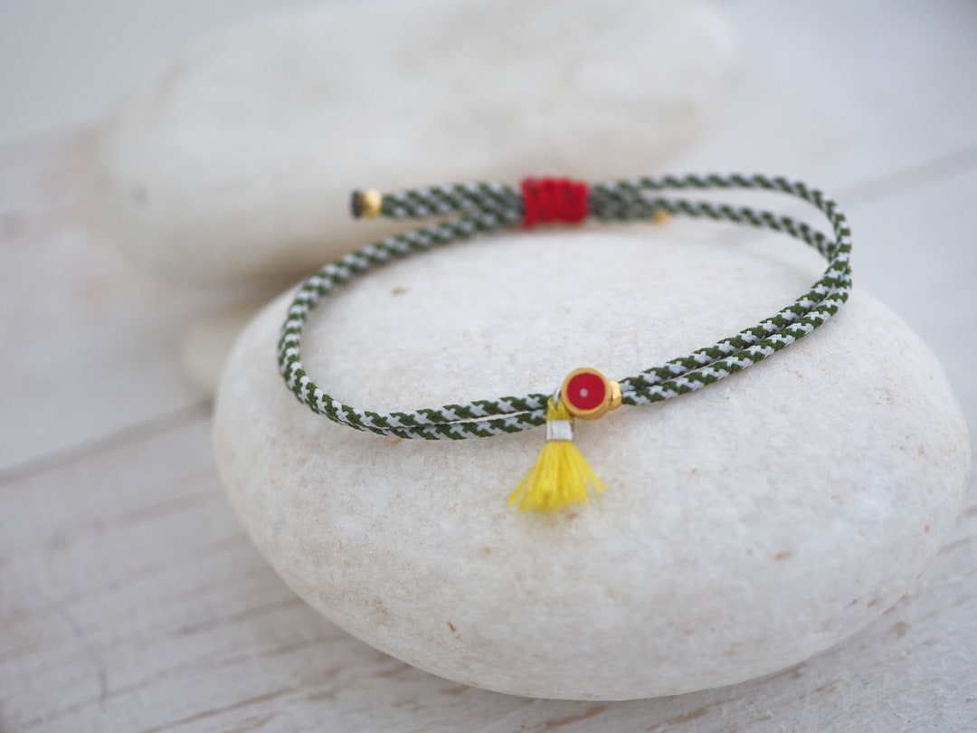 Red Evil Eye Charm, Lucky Eye Braceleτ, Traditional Greek Evil Eye ...