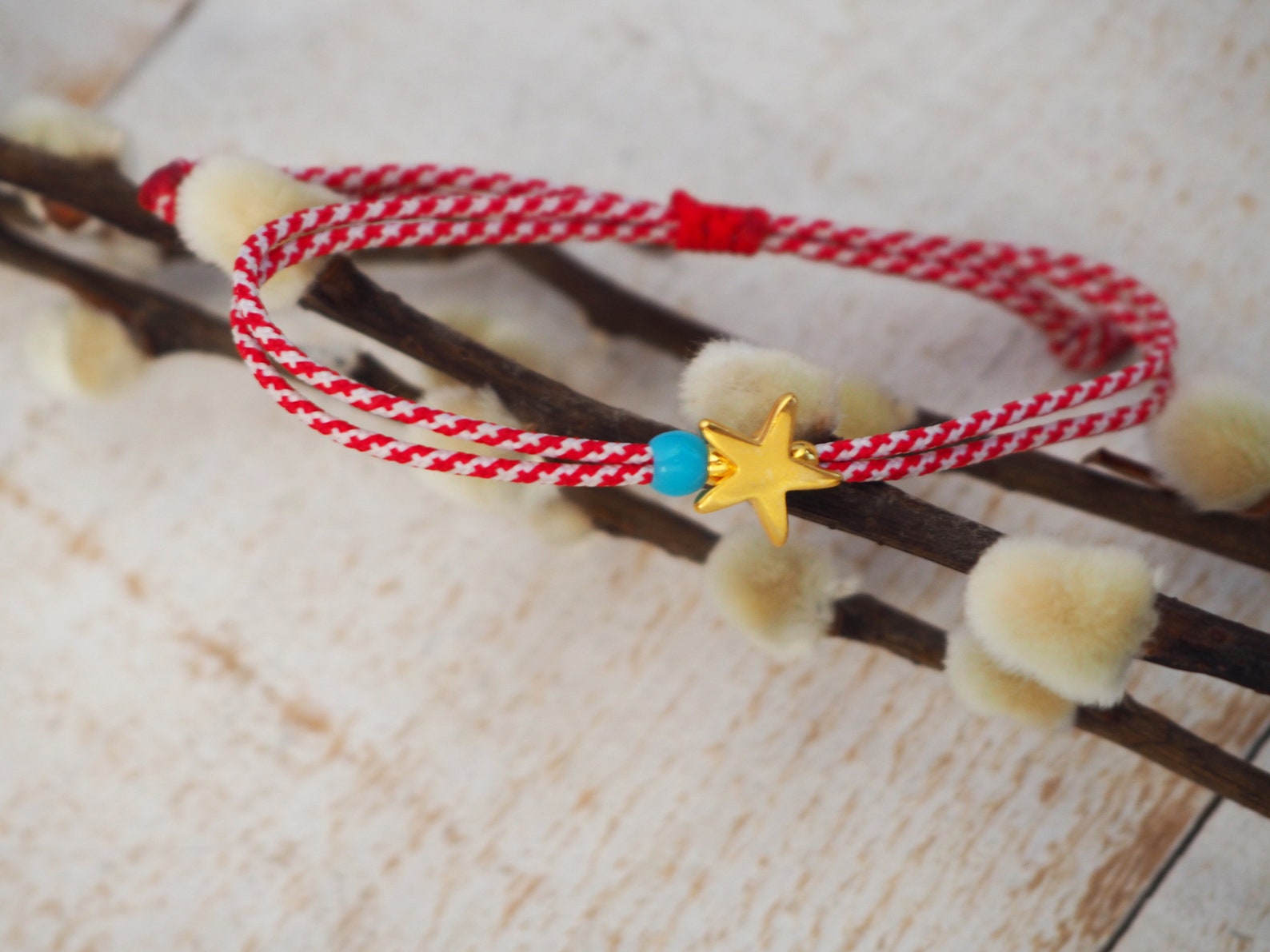 Greek Red March Bracelettiny Star Martis Bracelet March for | Etsy