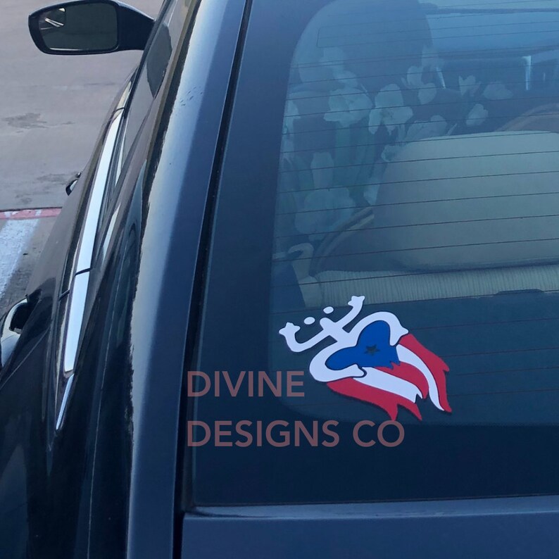 Puerto Rico Coqui Flag Decal 3x5 , Boricua Decal, Puerto Rican Decal, Puerto Rico Flag, Coqui ...