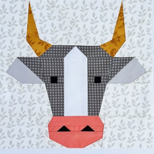 Cow Quilt Pattern / PDF Pattern / Foundation Paper Piecing / FPP ...