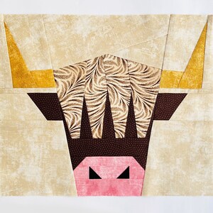 Yak Quilt Pattern / PDF Pattern / Foundation Paper Piecing / FPP ...