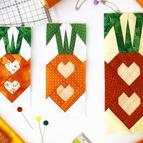 Love Carrot Quilt / Quilt Pattern / PDF Pattern / Paper | Etsy