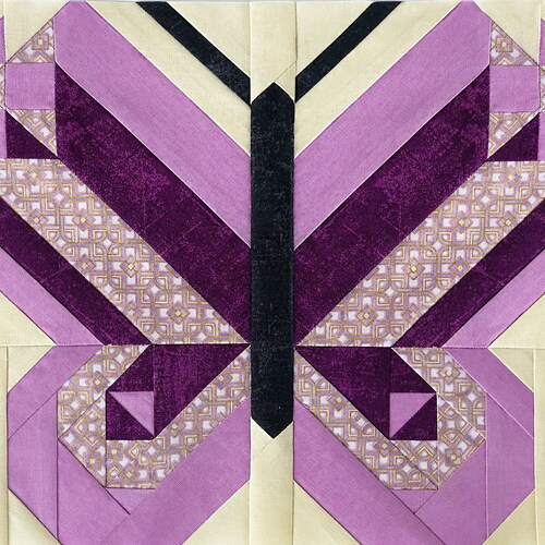 Butterfly Quilt Pattern / Celestian Butterfly Block / Paper - Etsy