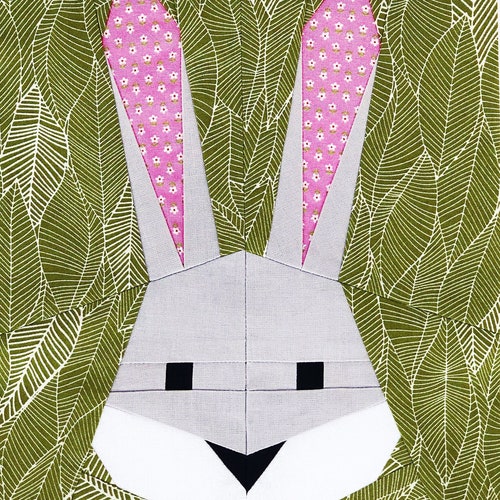 Bunny Quilt Pattern / PDF Pattern / Foundation Paper Piecing / - Etsy