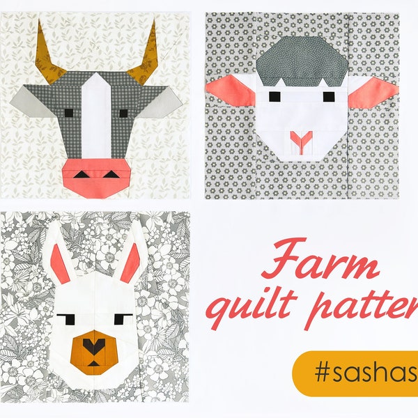 Cow Quilt Pattern - Etsy