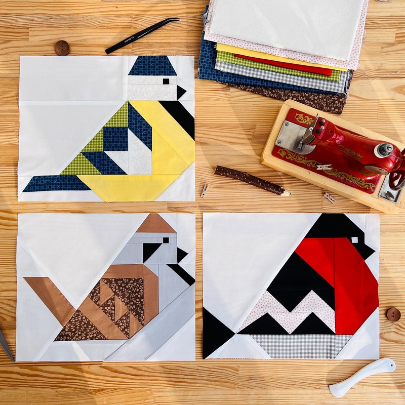 Sparrow Quilt Pattern - Etsy