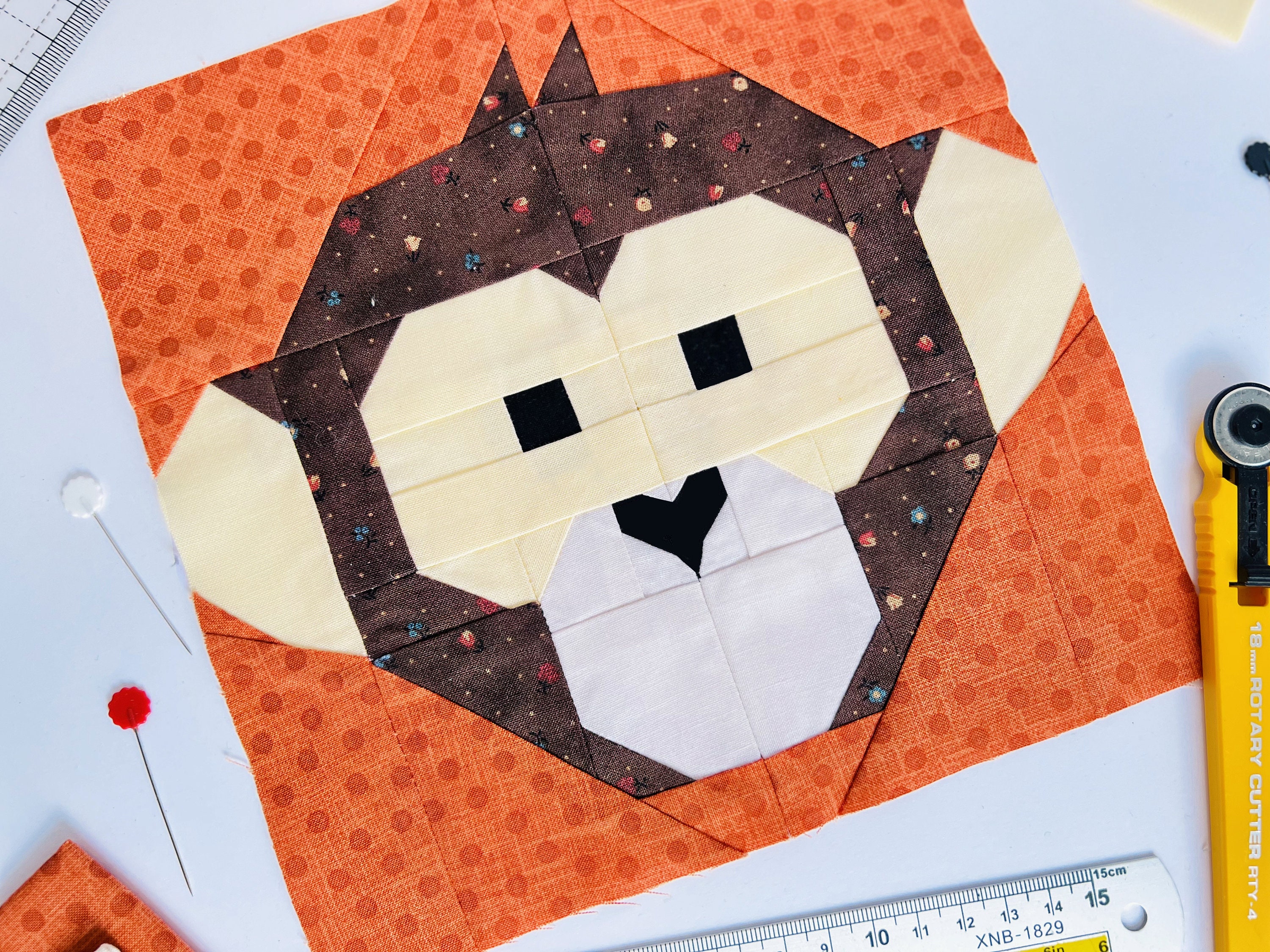 Monkey Quilt Pattern / PDF Pattern / Foundation Paper Piecing - Etsy ...