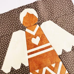 Gingerbread Angel Quilt Pattern / Cookies Angel / FPP Pattern / PDF - Etsy
