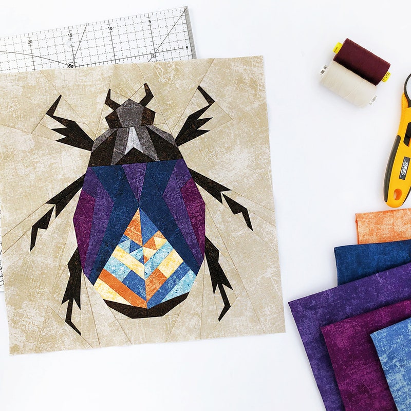Bug Patchwork Pattern - Etsy
