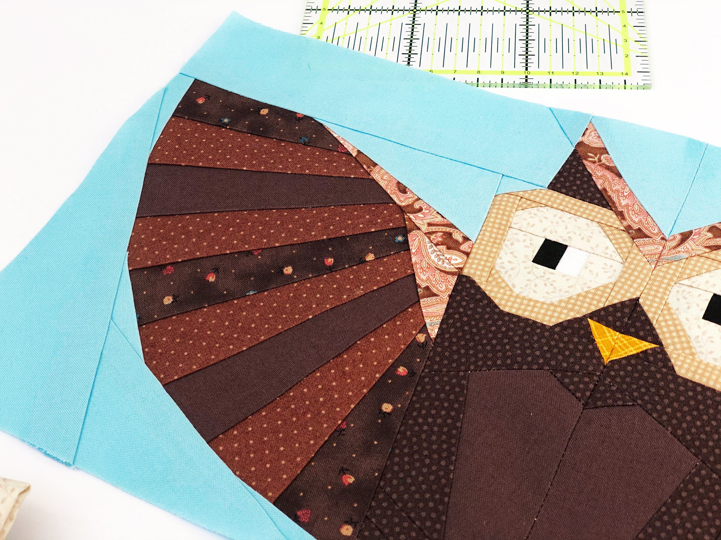 Owl Pattern / Halloween Quilt Block / Paper Piecing Quilt | Etsy