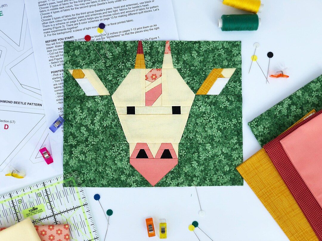 Giraffe Quilt Pattern / PDF Pattern / Foundation Paper Piecing / FPP ...