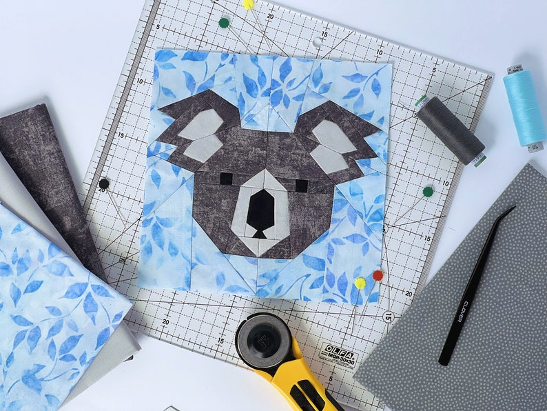 Koala Quilt Pattern / PDF Pattern / Foundation Paper Piecing / FPP ...