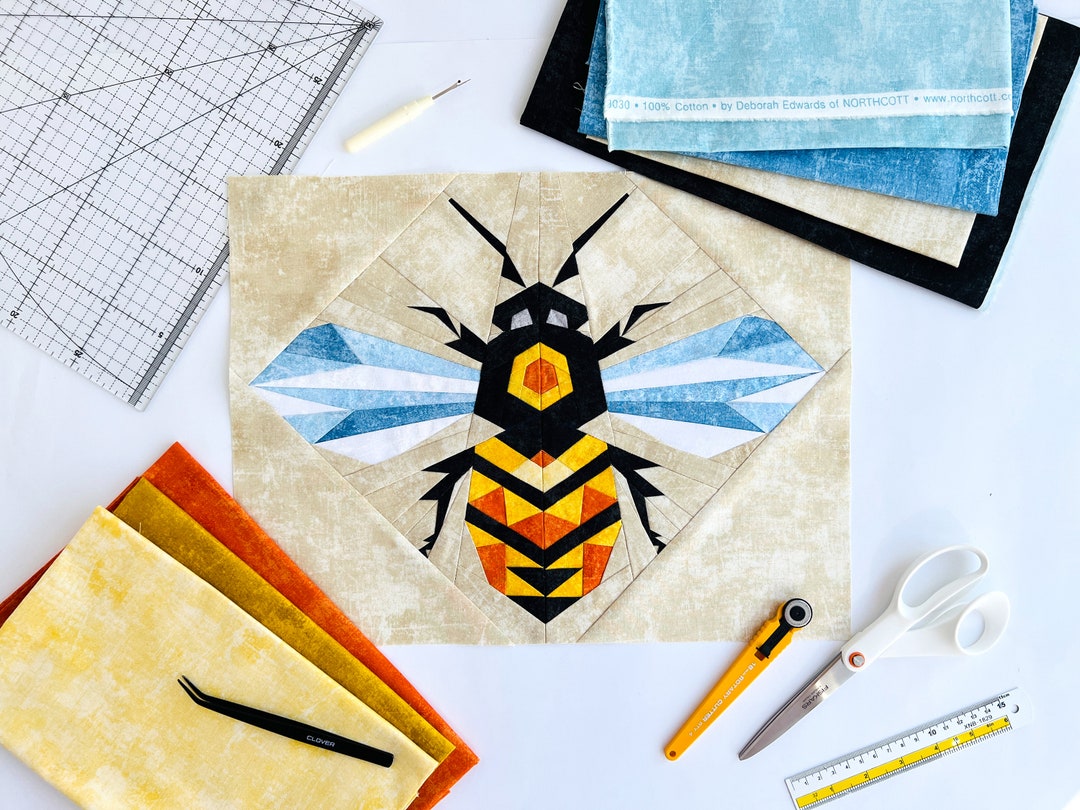 Bee Quilt Pattern / PDF Pattern / Foundation Paper Piecing / FPP ...