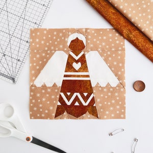 Gingerbread Angel Quilt Pattern / Cookies Angel / FPP Pattern / PDF - Etsy