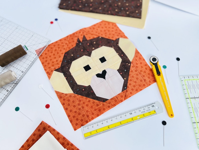 Monkey Quilt Pattern / PDF Pattern / Foundation Paper Piecing / FPP ...