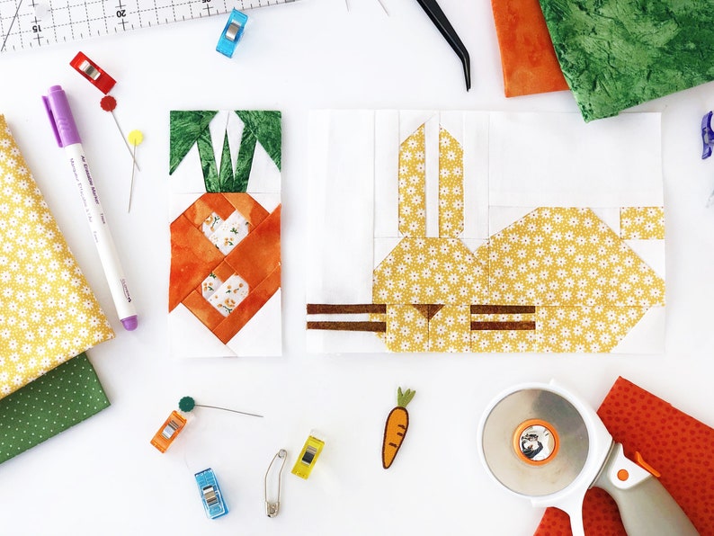 Love Carrot Quilt / Quilt Pattern / PDF Pattern / Paper | Etsy
