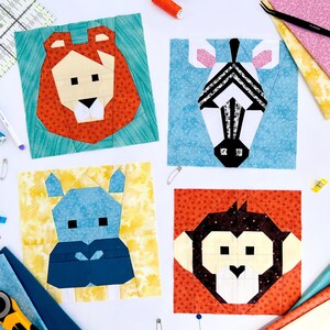 Lion Quilt Pattern / PDF Pattern / Foundation Paper Piecing / FPP ...