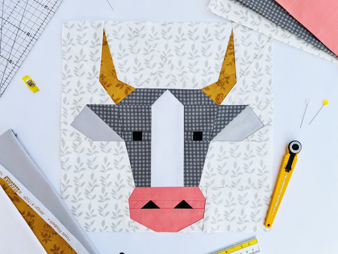 Cow Quilt Pattern / PDF Pattern / Foundation Paper Piecing / FPP ...