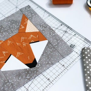 Fox Pattern / Quilt Block / PDF Pattern / Paper Piecing Quilt Patterns ...