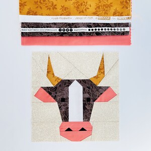 Cow Quilt Pattern / PDF Pattern / Foundation Paper Piecing / FPP ...