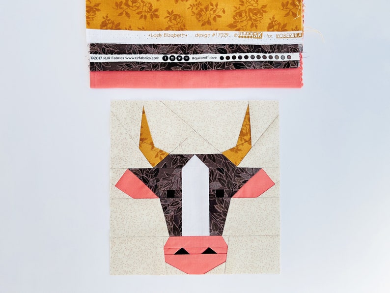 Cow Quilt Pattern / PDF Pattern / Foundation Paper Piecing / - Etsy