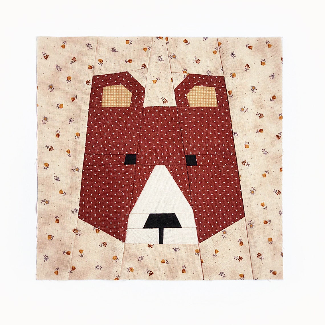 Quilt Block Bear / PDF Pattern / Paper Piecing Quilt Patterns / Bear ...