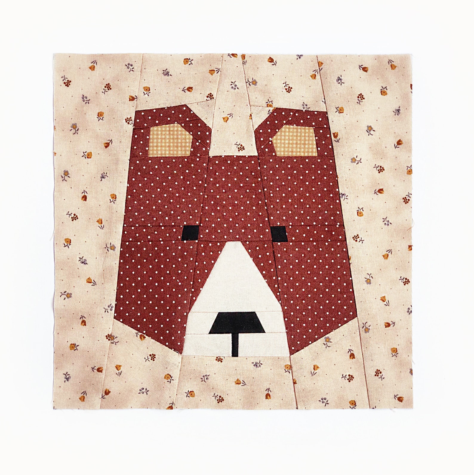 Quilt Block Bear / PDF Pattern / Paper Piecing Quilt Patterns / Bear ...