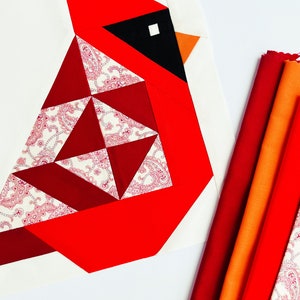 Cardinal Quilt Pattern / PDF Pattern / Foundation Paper Piecing / FPP ...