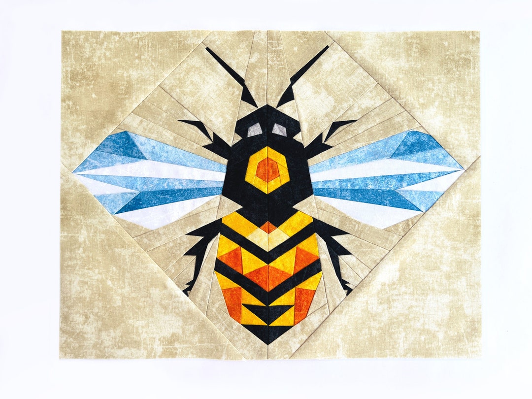 Bee Quilt Pattern / PDF Pattern / Foundation Paper Piecing / - Etsy