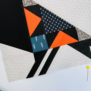 Modern Crow Pattern / Raven / Paper Piecing Quilt Patterns / Bird FPP Patterns / PDF Pattern - Etsy