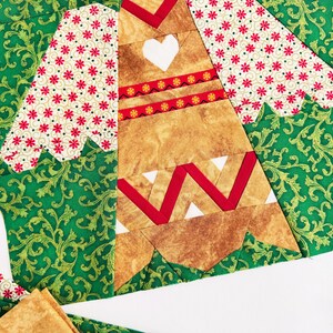 Gingerbread Angel Quilt Pattern / Cookies Angel / FPP Pattern / PDF - Etsy