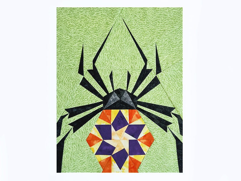 Spider Quilt Pattern / Halloween Quilt / PDF Pattern / Paper - Etsy
