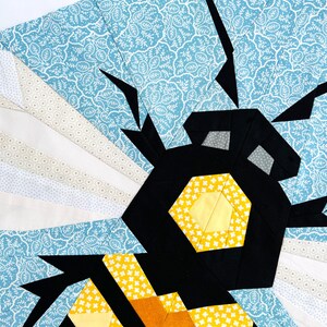Bee Quilt Pattern / Insect / FPP Pattern / PDF - Etsy