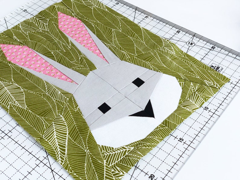 Bunny Quilt Pattern / PDF Pattern / Foundation Paper Piecing / - Etsy ...