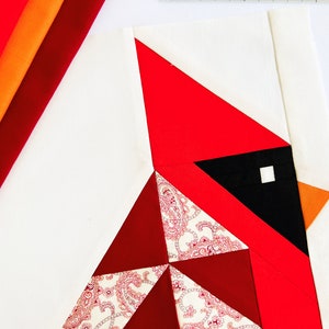 Cardinal Quilt Pattern / PDF Pattern / Foundation Paper Piecing / FPP ...