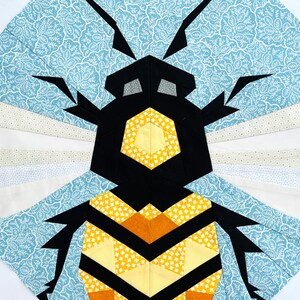 Bee Quilt Pattern / Insect / FPP Pattern / PDF - Etsy