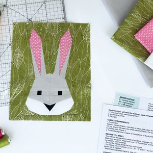 Bunny Quilt Pattern / PDF Pattern / Foundation Paper Piecing / FPP ...