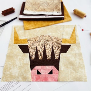 Yak Quilt Pattern / PDF Pattern / Foundation Paper Piecing / FPP ...