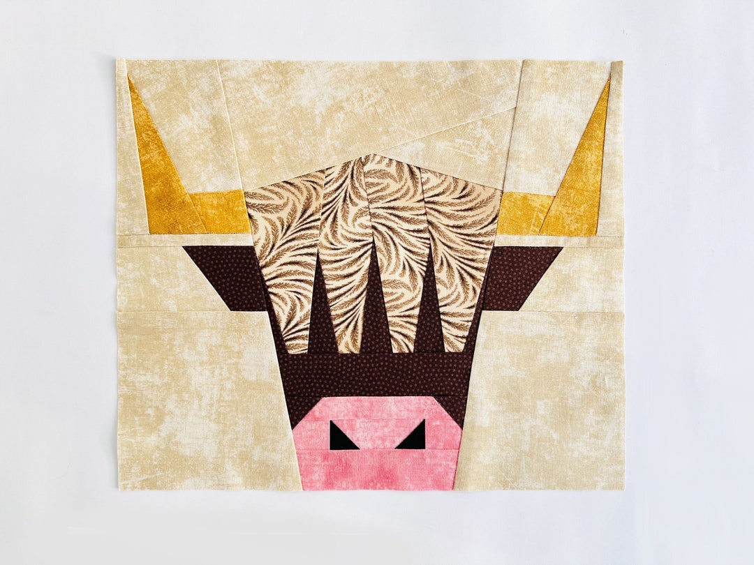 Yak Quilt Pattern / PDF Pattern / Foundation Paper Piecing / - Etsy