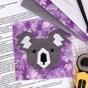 Koala Quilt Pattern / PDF Pattern / Foundation Paper Piecing / FPP ...