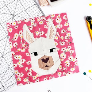 Llama Quilt Pattern / PDF Pattern / Foundation Paper Piecing / FPP ...