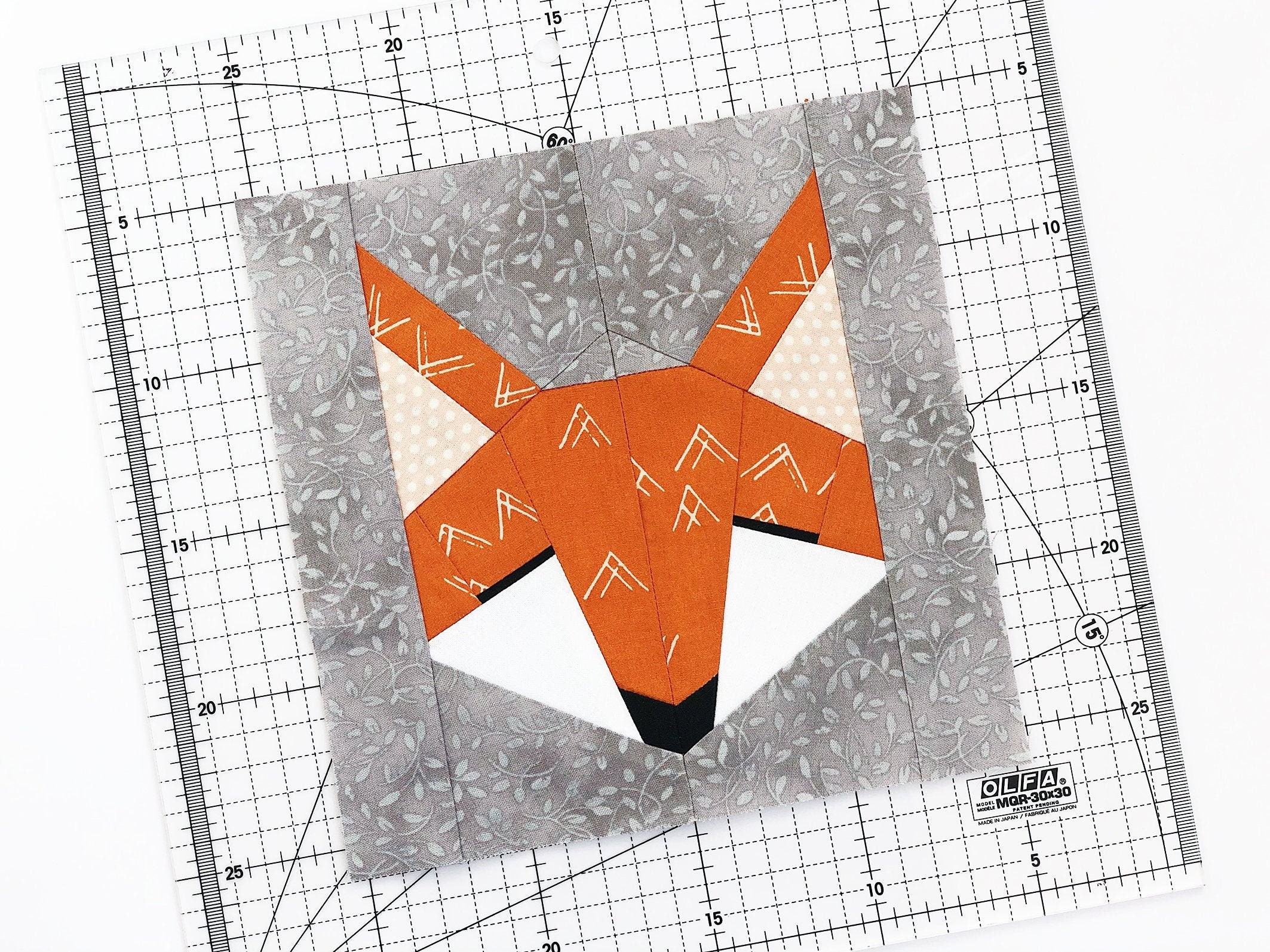 Fox Pattern / Quilt Block / PDF Pattern / Paper Piecing Quilt | Etsy