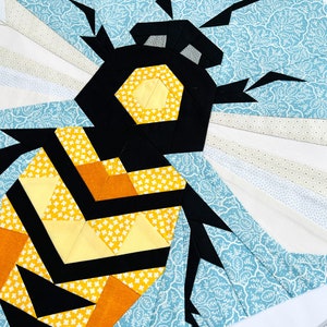 Bee Quilt Pattern / Insect / FPP Pattern / PDF - Etsy